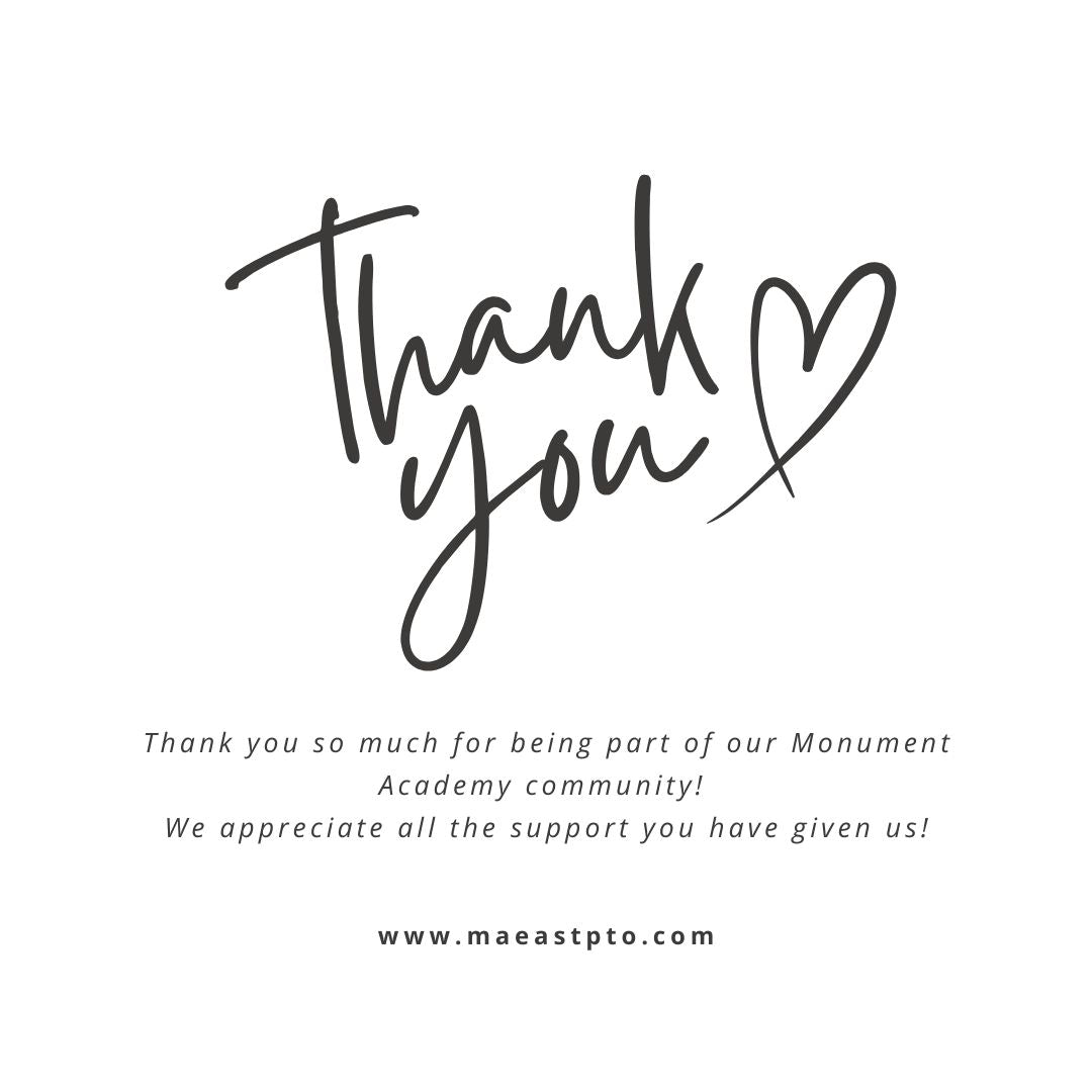 Meet & Greet Thank You! – MA East PTO Store